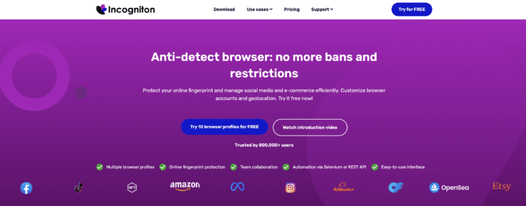 Anti-detect Browser Incogniton: 7 Key Features For Privacy